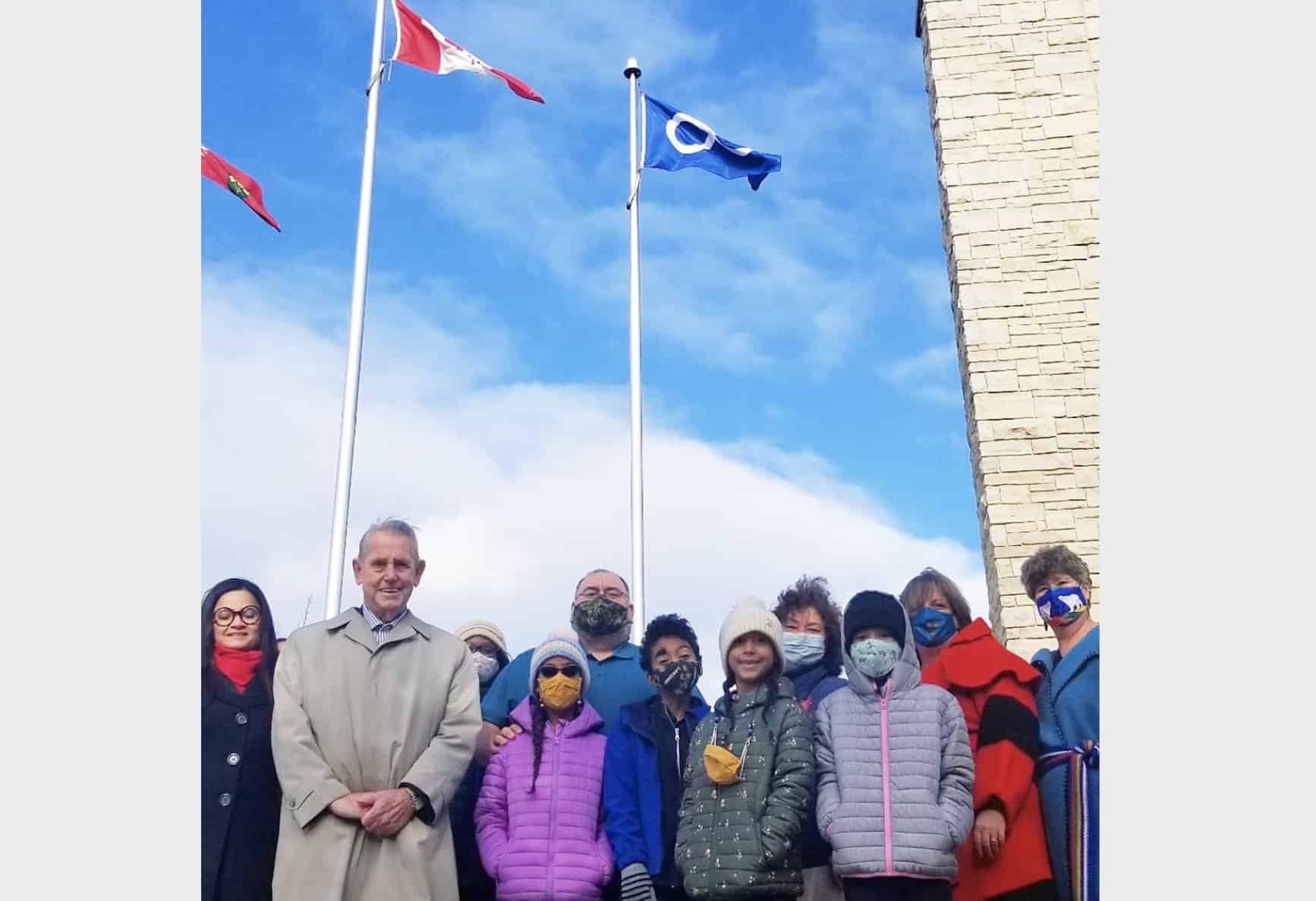 Town of Milton raises Métis flag in honour of Louis Riel Day | INhalton