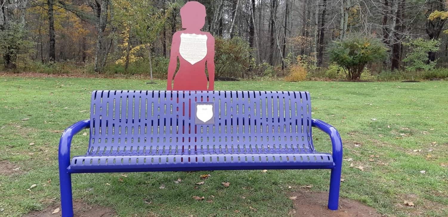Purple bench being unveiled in Georgetown to honour victims of intimate ...