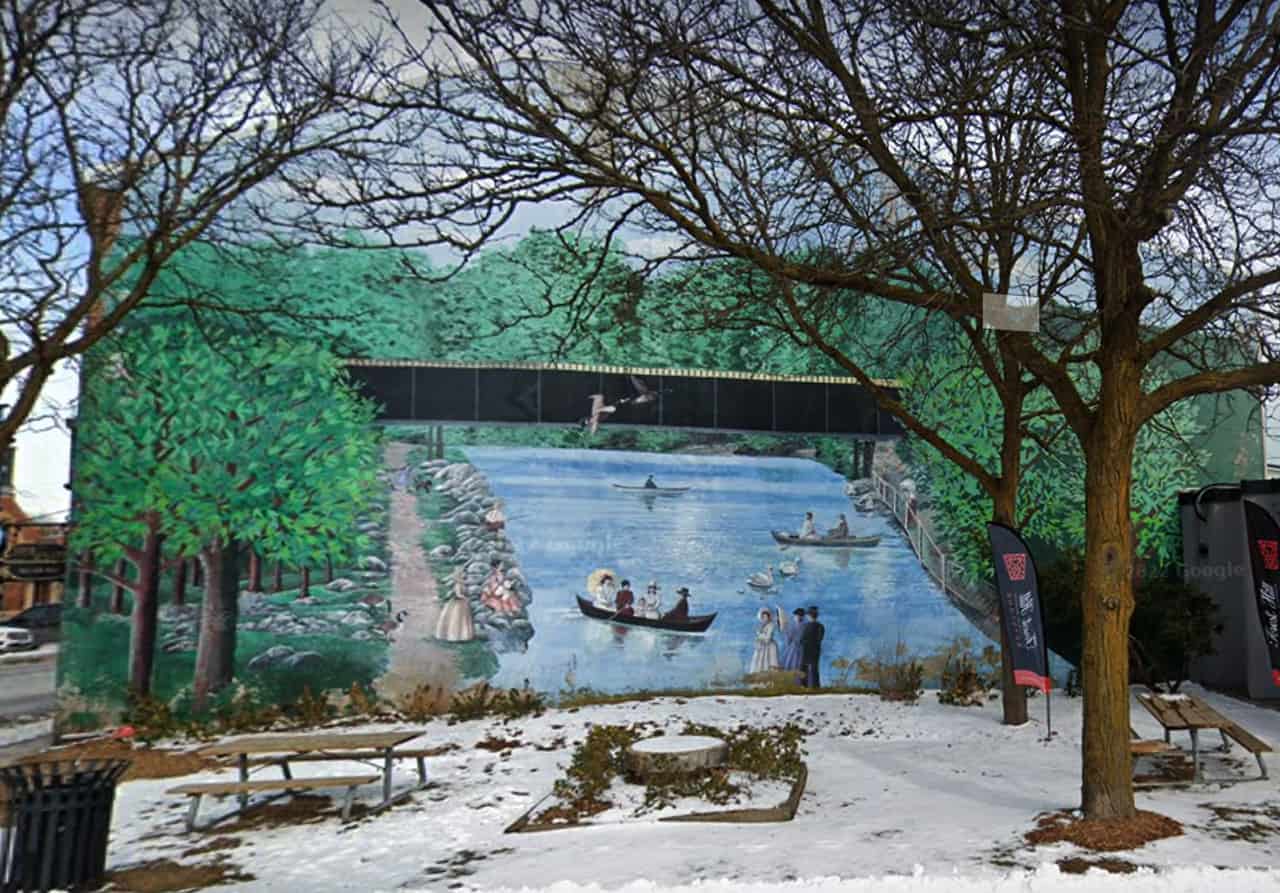 People have mixed reactions to the new downtown mural in Milton | INhalton